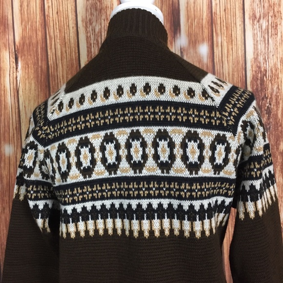 Vintage | Sweaters | Vintage Charles Wolf Worsted Wool Brown Sweater S ...